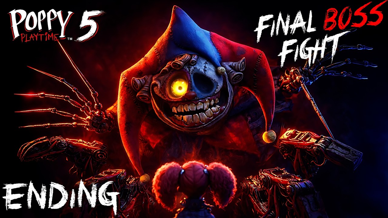 Poppy Playtime Chapter 5 Final Boss Fight & Ending (4K Ultra HD) - YouTube