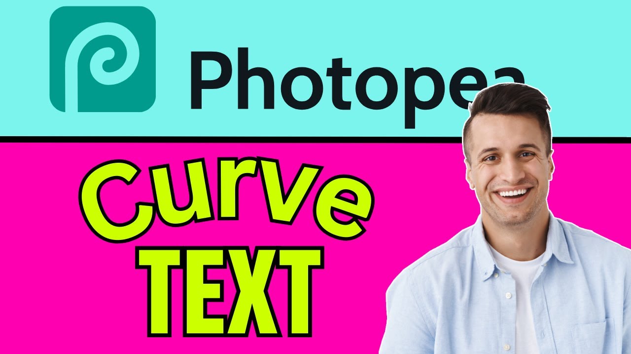 Photopea : How to Curve Text in Photopea (2024) - YouTube