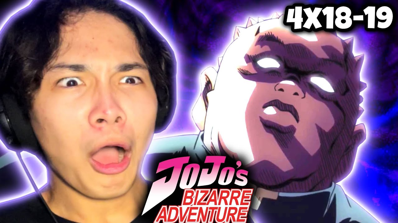 JOJO'S BIGGEST MENACE! Jojo Part 4 FIRST TIME REACTION (4x18-19) - YouTube