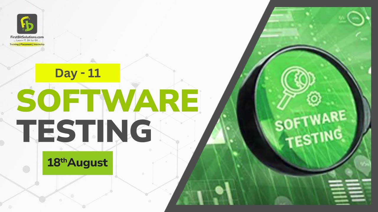 Software Testing | Day 11 | August 2025 | FirstBit Solutions - YouTube