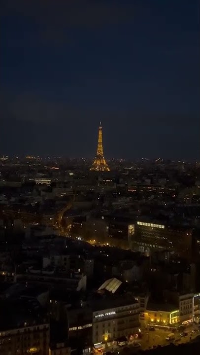 Paris Eiffel Tower light show - YouTube
