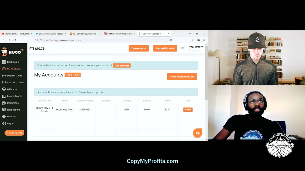 How to Create an Account with Hugo's Way Forex Brokerage | Internal ...