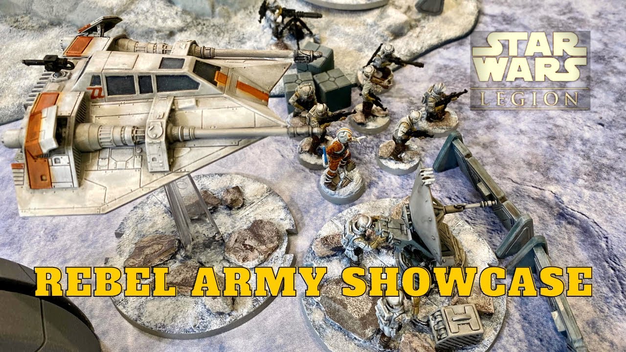 Star Wars Legion: Hoth Rebel Army Showcase - YouTube