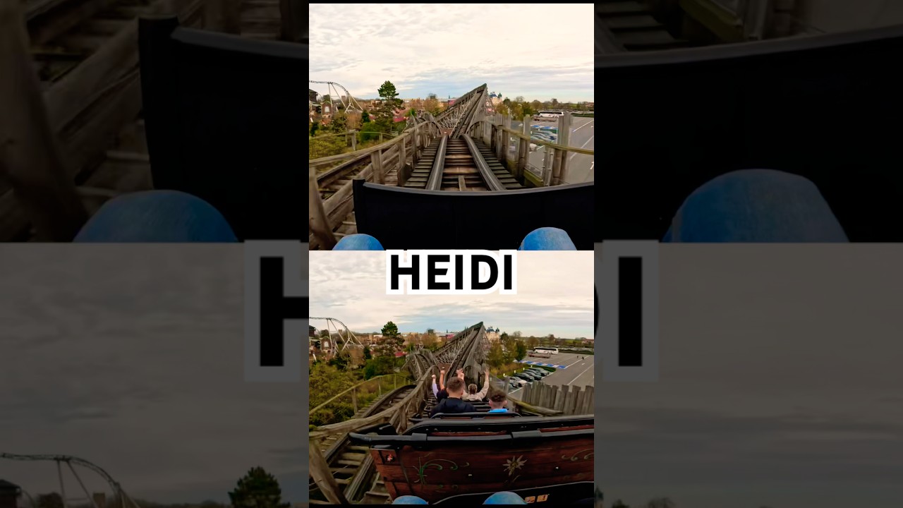 Where do you like to sit on a Rollercoaster 🎢😃 Heidi On Ride POV ...