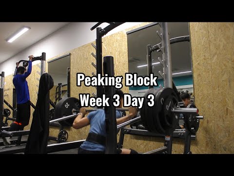 Peaking Block Week 3 Day 3 (volume 2) - YouTube