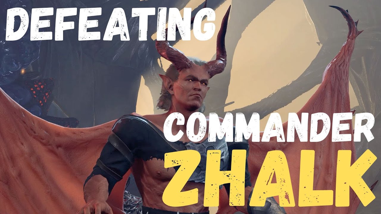 Baldur's Gate 3 Defeating Commander Zhalk in Nautiloid | Gameplay ...