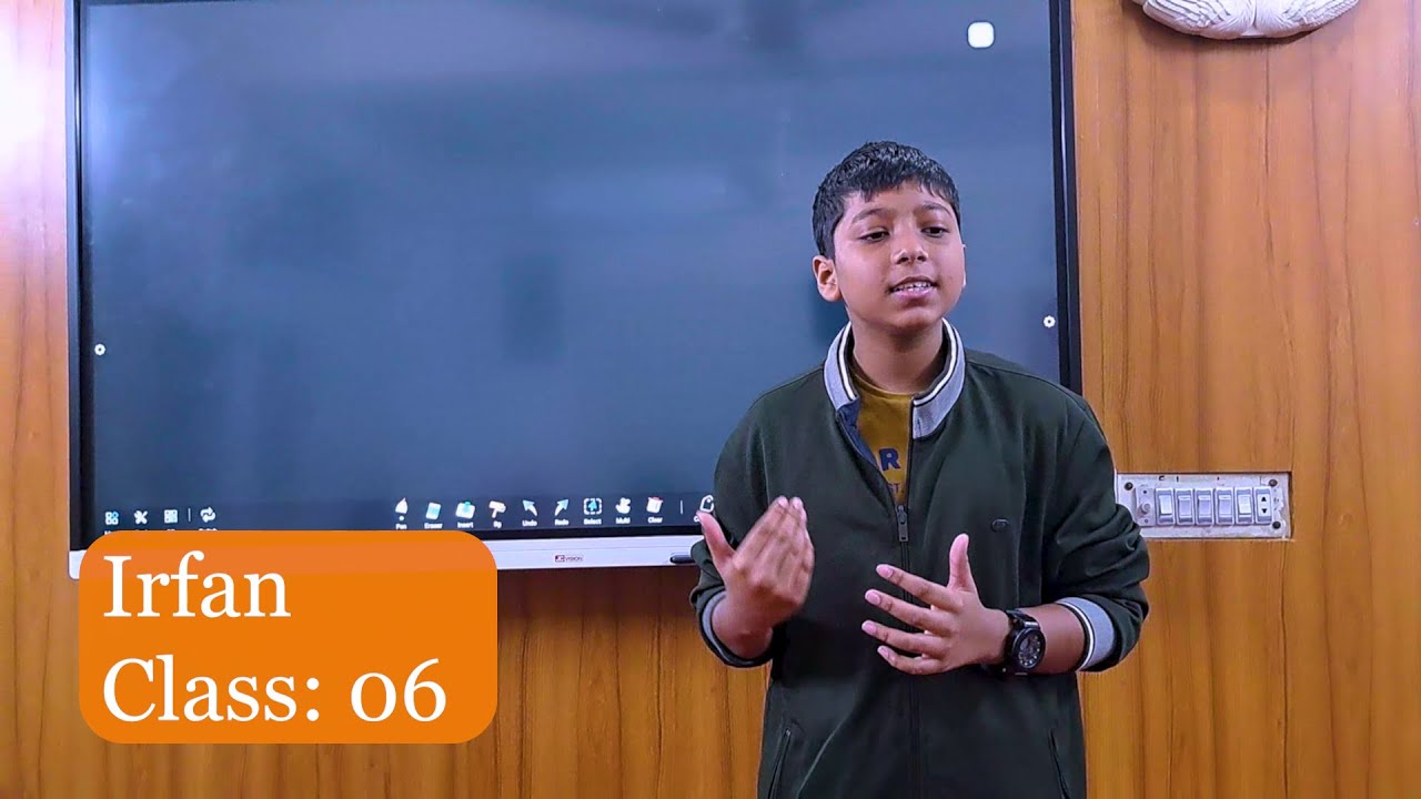 Self Introduction | Irfan | Class 06 - YouTube