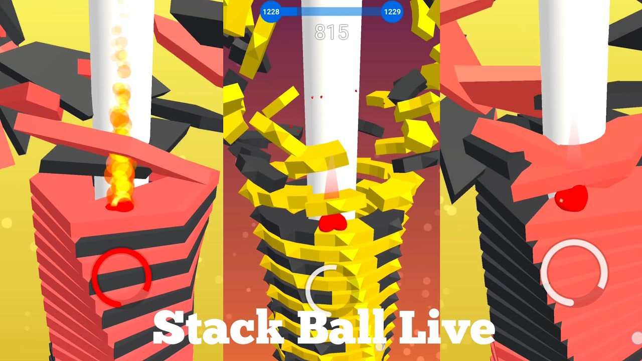 Stack Ball 3D Live Gameplay #stackballlive #funnygameplay #stackballgame #stackball3dlive # ...