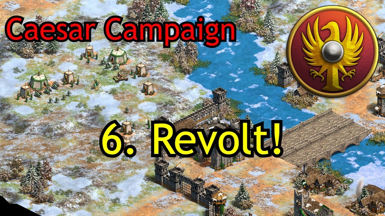 6. Revolt! | Julius Caesar | AoE2: DE Custom Campaign - YouTube