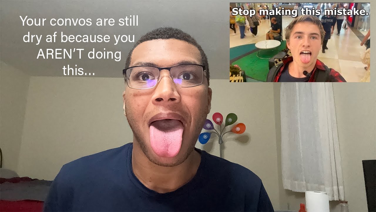 Reacting to Your convos are still dry af because you AREN'T doing this ...