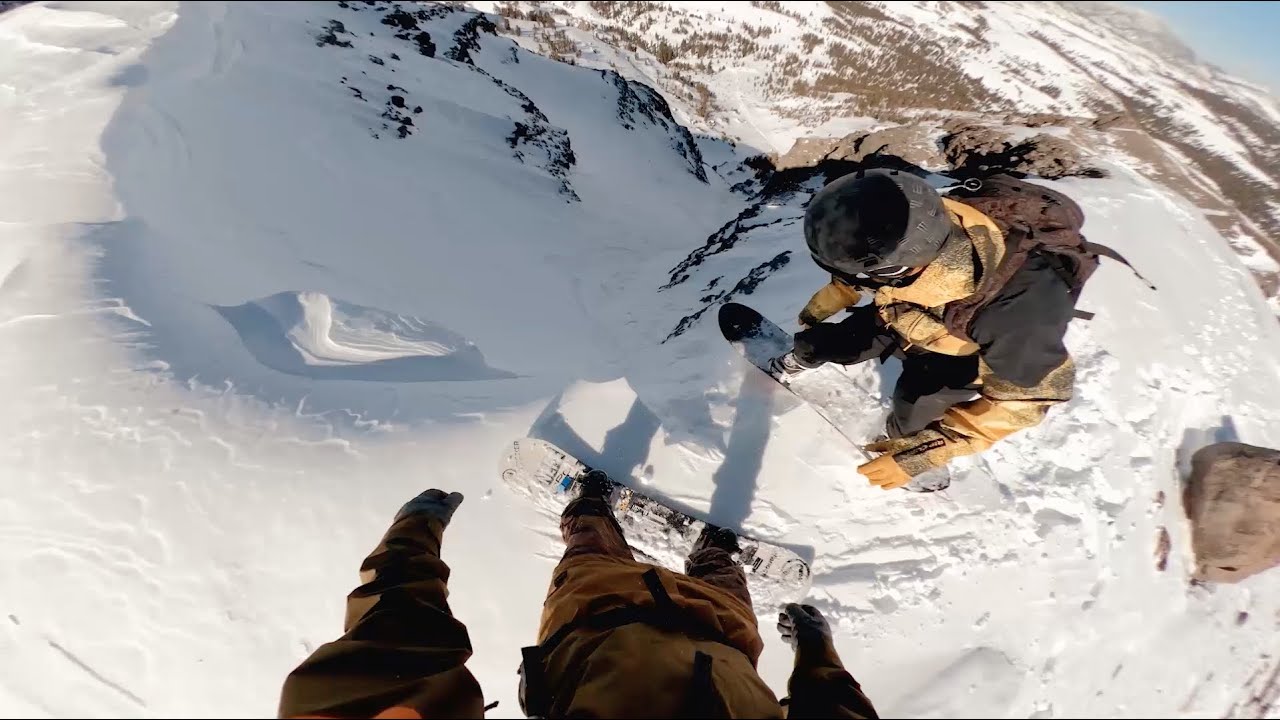 Backcountry Snowboarding in the Eastern Sierras 1/28/2020 - YouTube