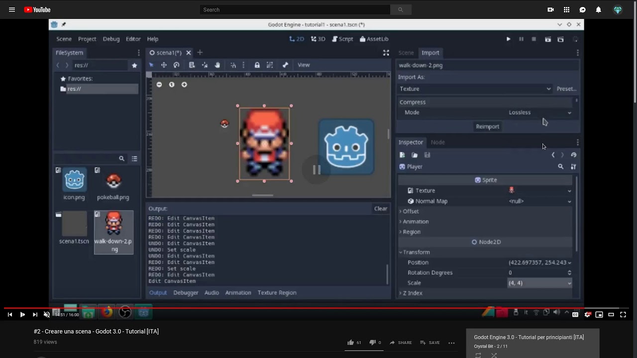 #2.5 - Impostare preset 2D pixel come default - Godot 3.0 - Tutorial ...