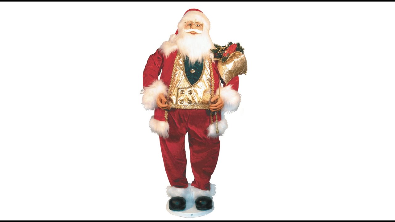 Life Size Animated Singing & Dancing Santa - YouTube