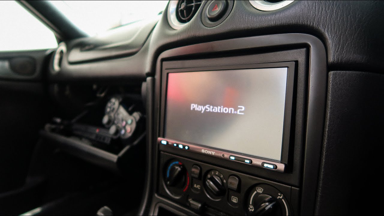 How to Install a PS2 in your Car! - YouTube