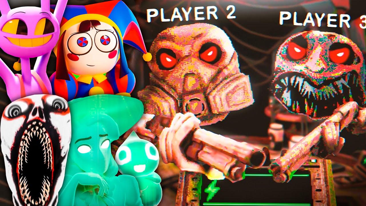 OMG! The Amazing Digital Circus Play BUCKSHOT ROULETTE MULTIPLAYER ...
