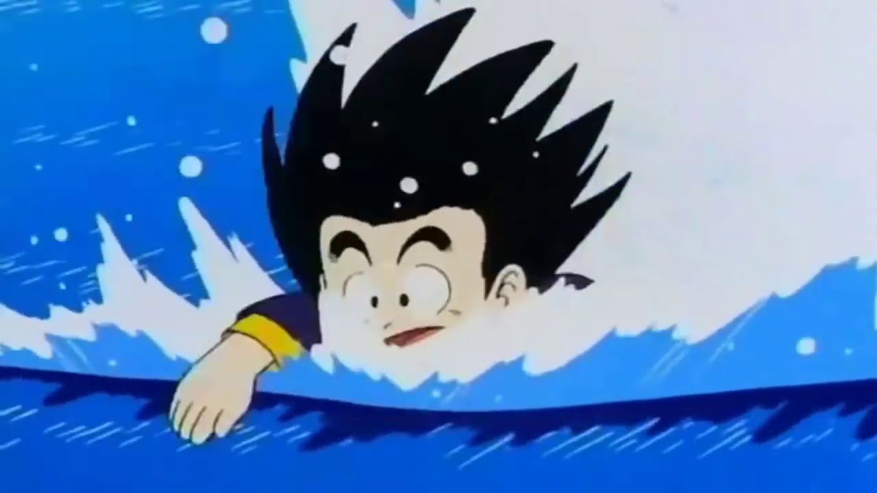 Goku swims half of the world - YouTube