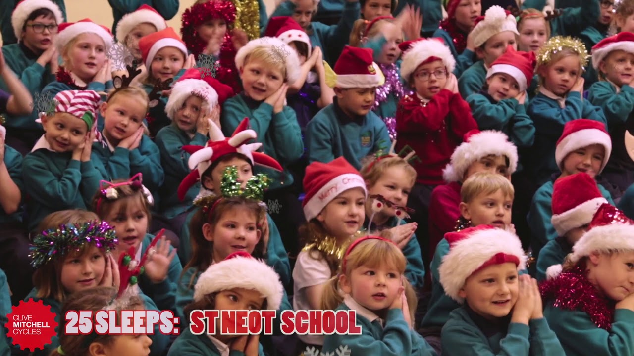 25 Sleeps Til Santa - St Neot School - YouTube