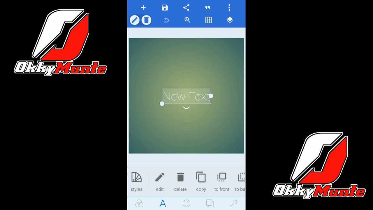 Cara buat logo nama keren pixellab - YouTube