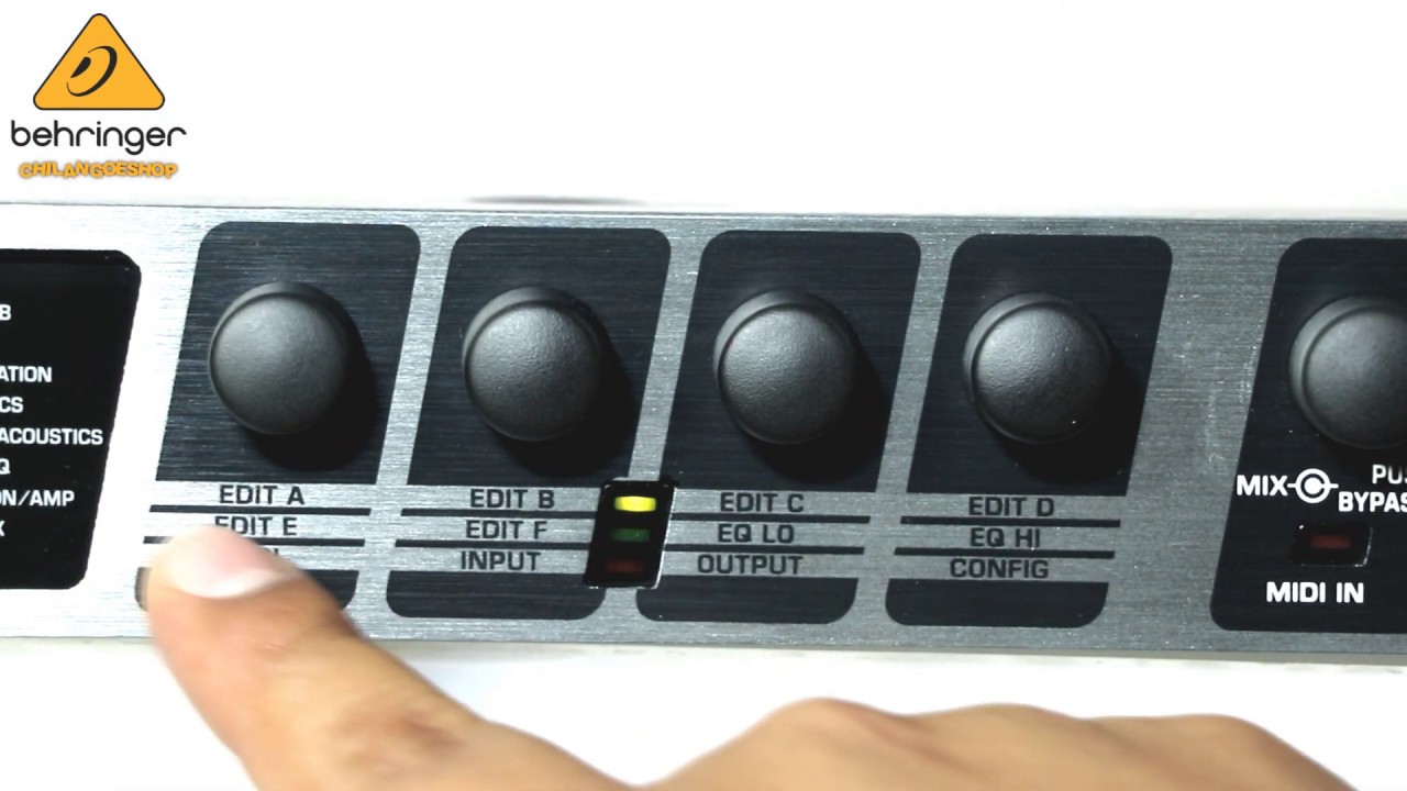 MULTI PROCESADOR DE EFECTOS BEHRINGER VIRTUALIZER FX 2000 CHILANGOESHOP ...
