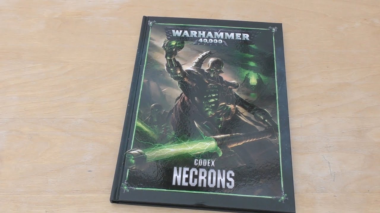 Necrons Codex - First Look (WH40K) - YouTube