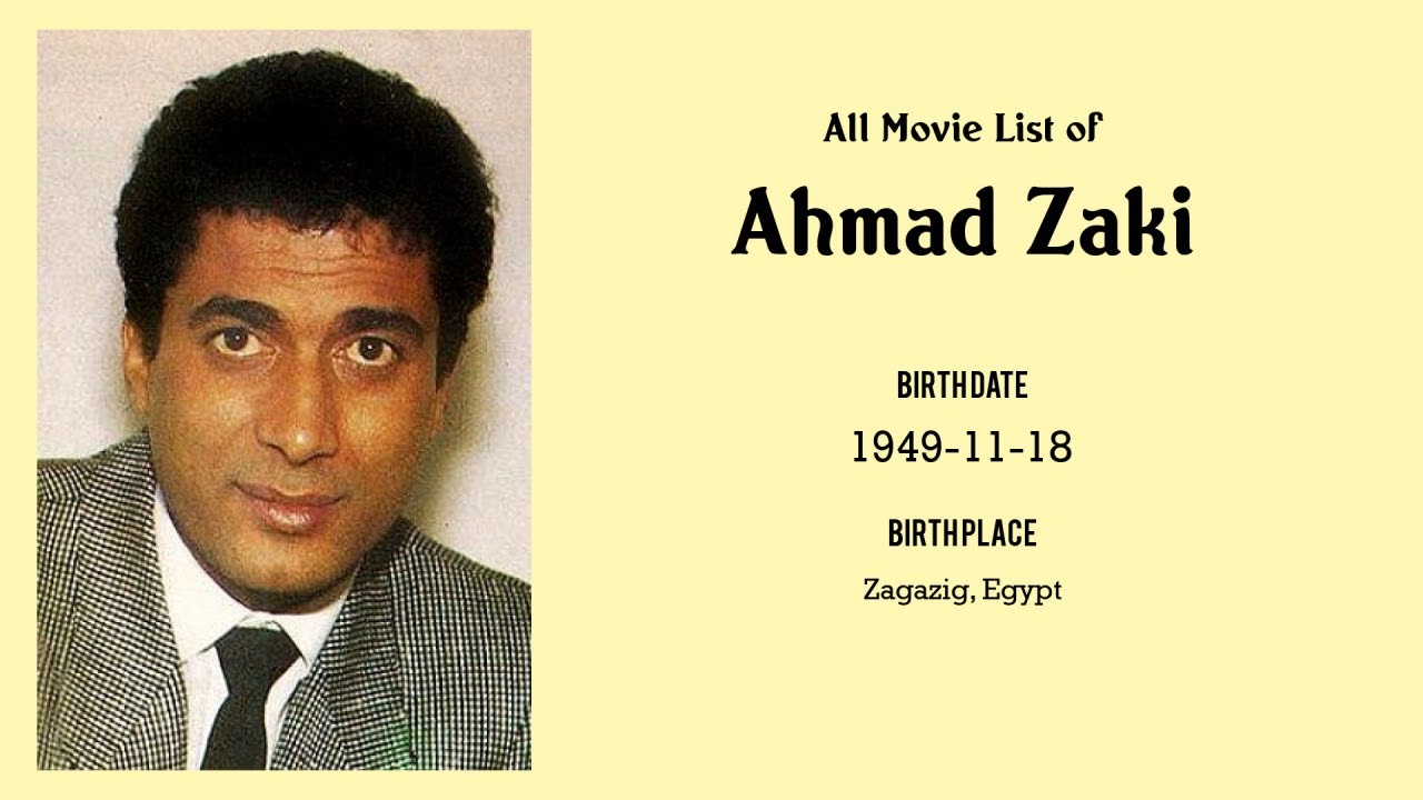 Ahmad Zaki Movies list Ahmad Zaki| Filmography of Ahmad Zaki - YouTube