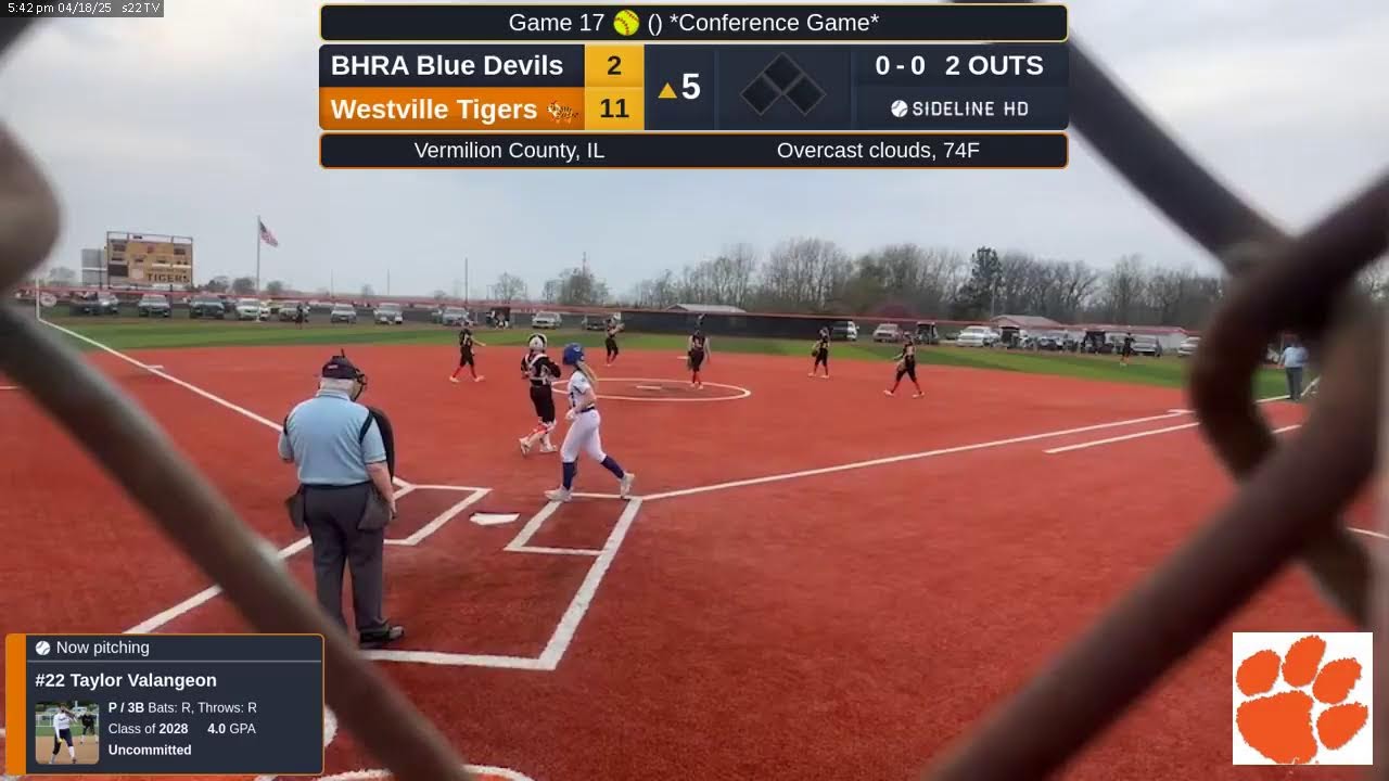 Westville Tigers vs. BHRA Blue Devils (2025.04.18) - YouTube