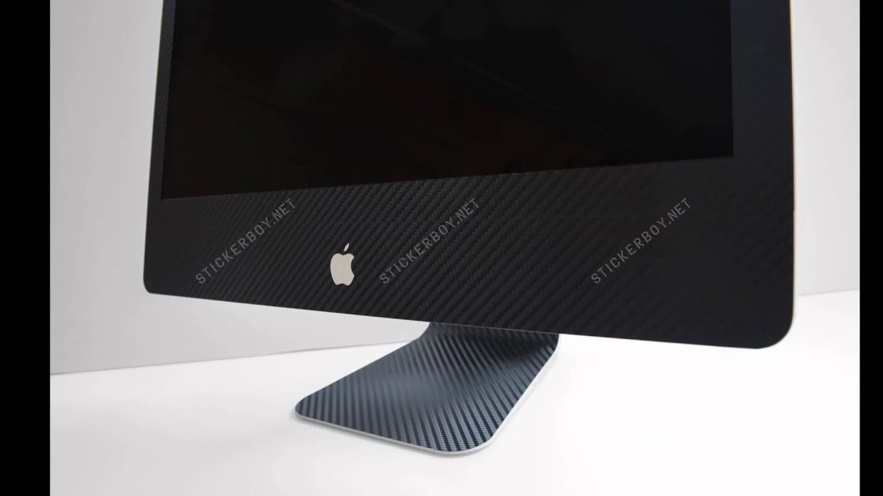 iMac 21.5 " 27" Carbon Fiber Series Full Body Skin Kits by STICKERBOY ...