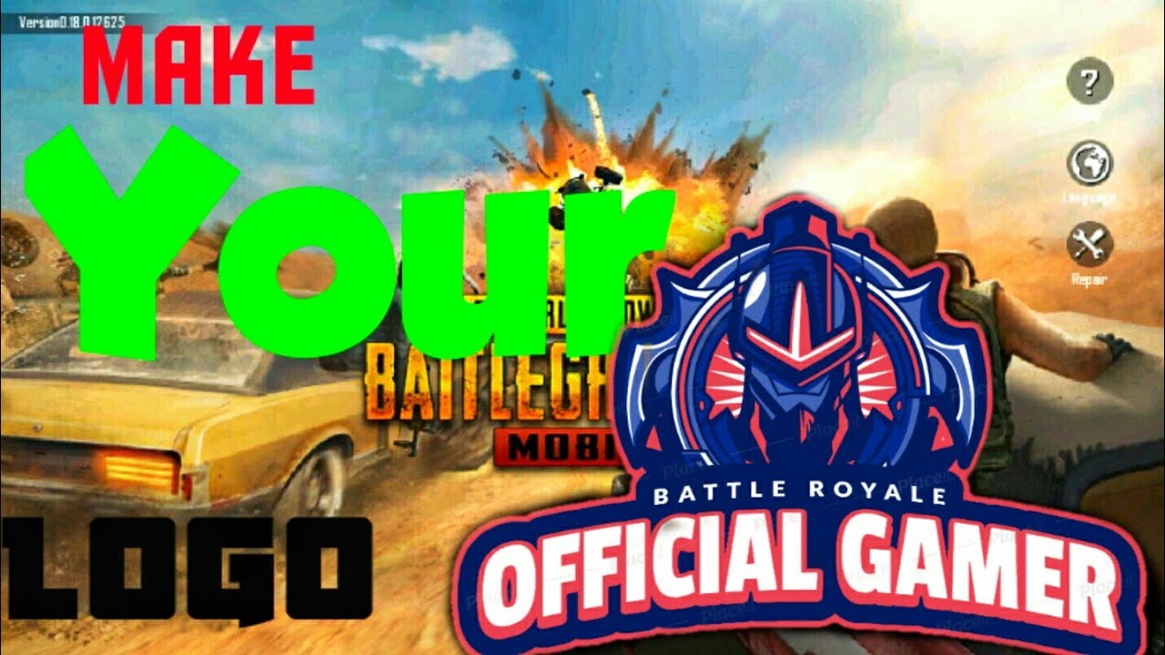 How To Make Your Own Character Logo In Pubg Mobile || By Official gamer ...