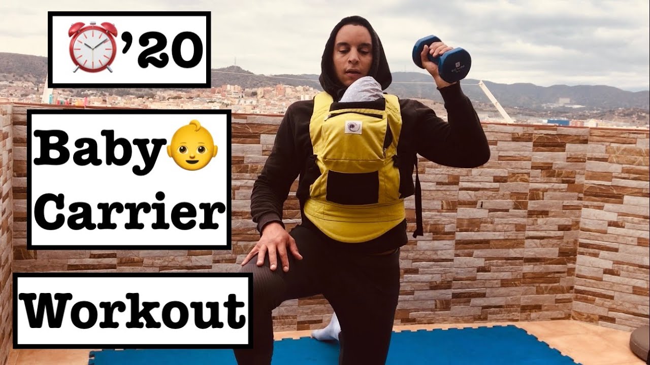 20-Minute Babywearing Workout with Dumbbells (Full Body Workout with ...