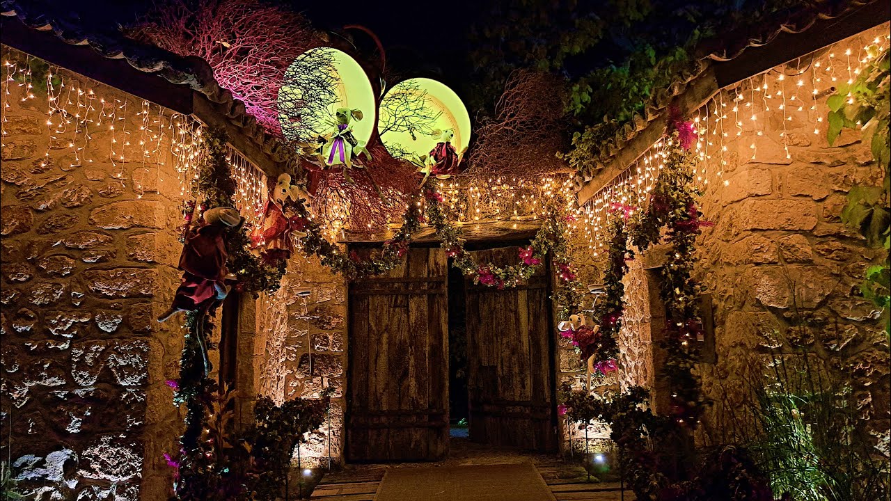 Θεματικό Πάρκο Συνεβρού Area Synest 🎄 ΣΥΝΕΒΡΟ walking tour 🎅Christmas ...