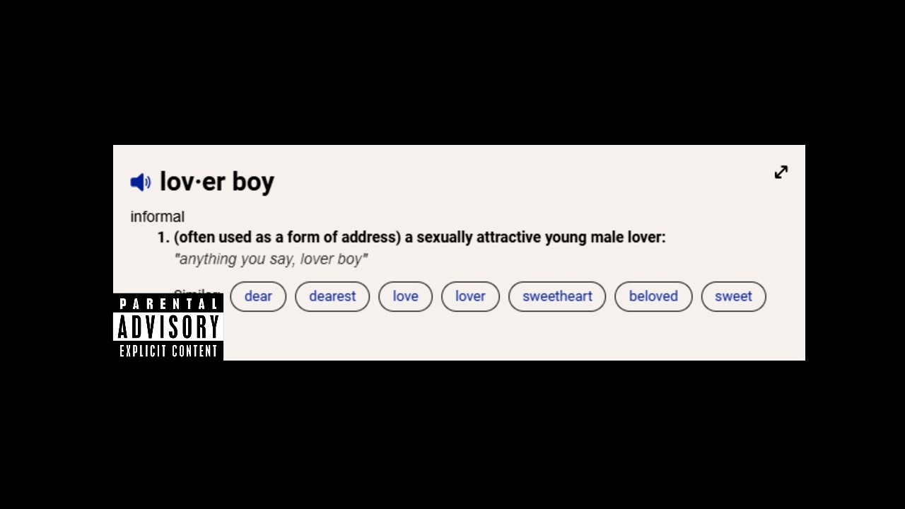 Definition Of A Lover Boy (Album) - YouTube