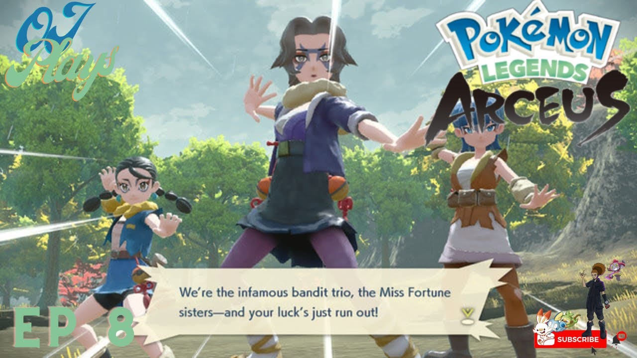 Pokémon Legends Arceus: EP 8 The Miss Fortune Sisters (Full Game ...