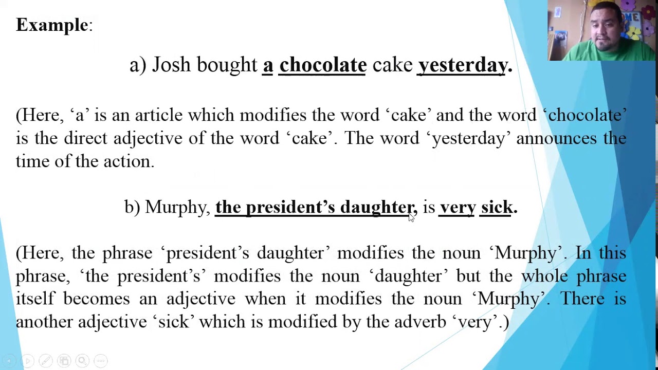 SYNTAX AND TEACHING GRAMMAR, HEADS AND MODIFIERS (COMPLEMENTS AND ...