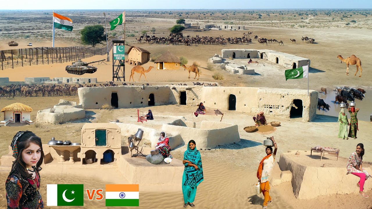 Amazing Village Life Routine at India Pakistan Border Zero Line ...