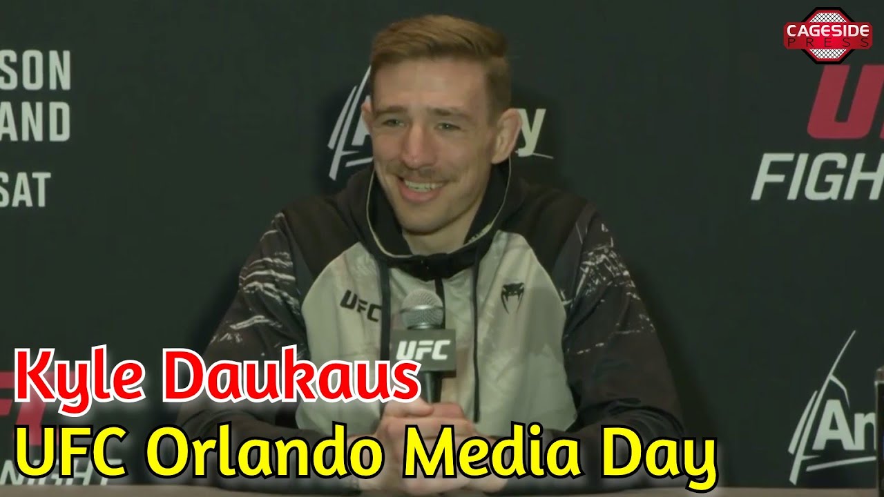 Kyle Daukaus Media Day | UFC Orlando - YouTube