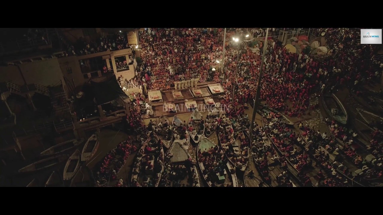 Aerial View of Varanasi - 4K Drone Video - YouTube