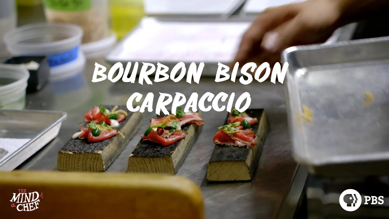 Chef Edward Lee Makes Bourbon Bison Carpaccio - YouTube