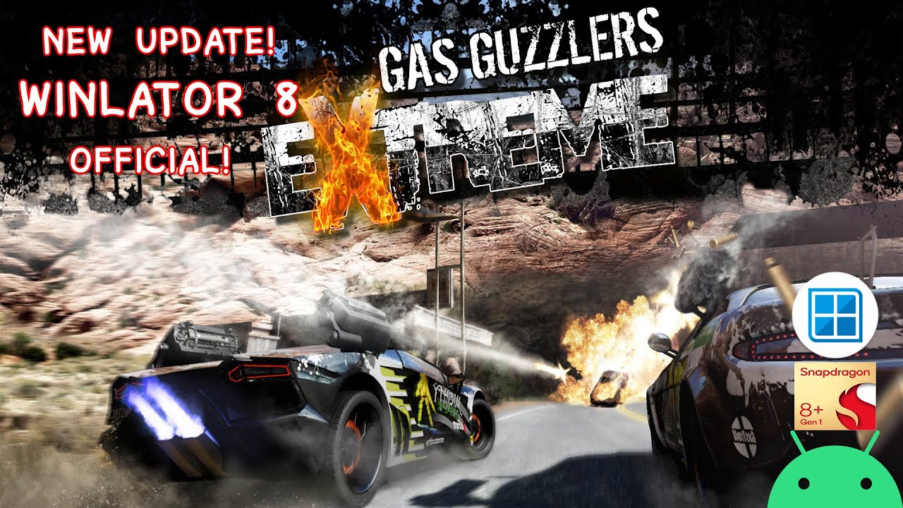 New Update Winlator 8! | Gas Guzzlers Extreme Test! - YouTube