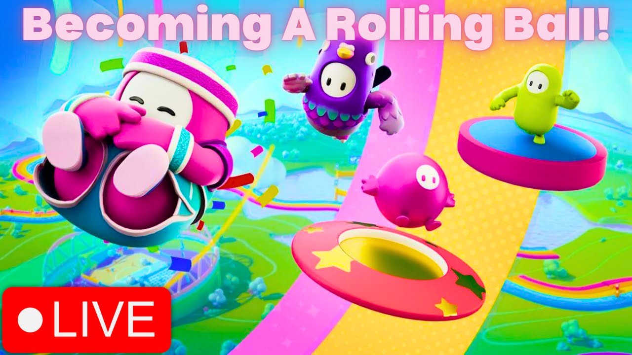 Fall Guys Stream New Power Party Update (Rolling Ball Power Up!) - YouTube
