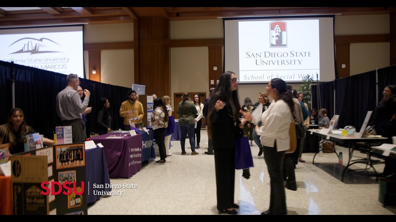 College of Health & Human Services: Social Work Internship Fair - YouTube