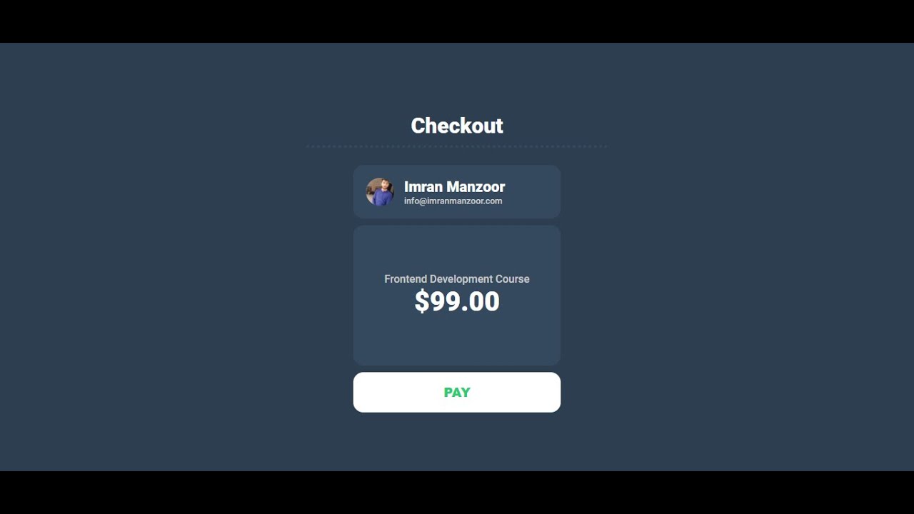 Step By Step Guide Creating A Stunning Payment Animation Using Html Css And Javascript Youtube