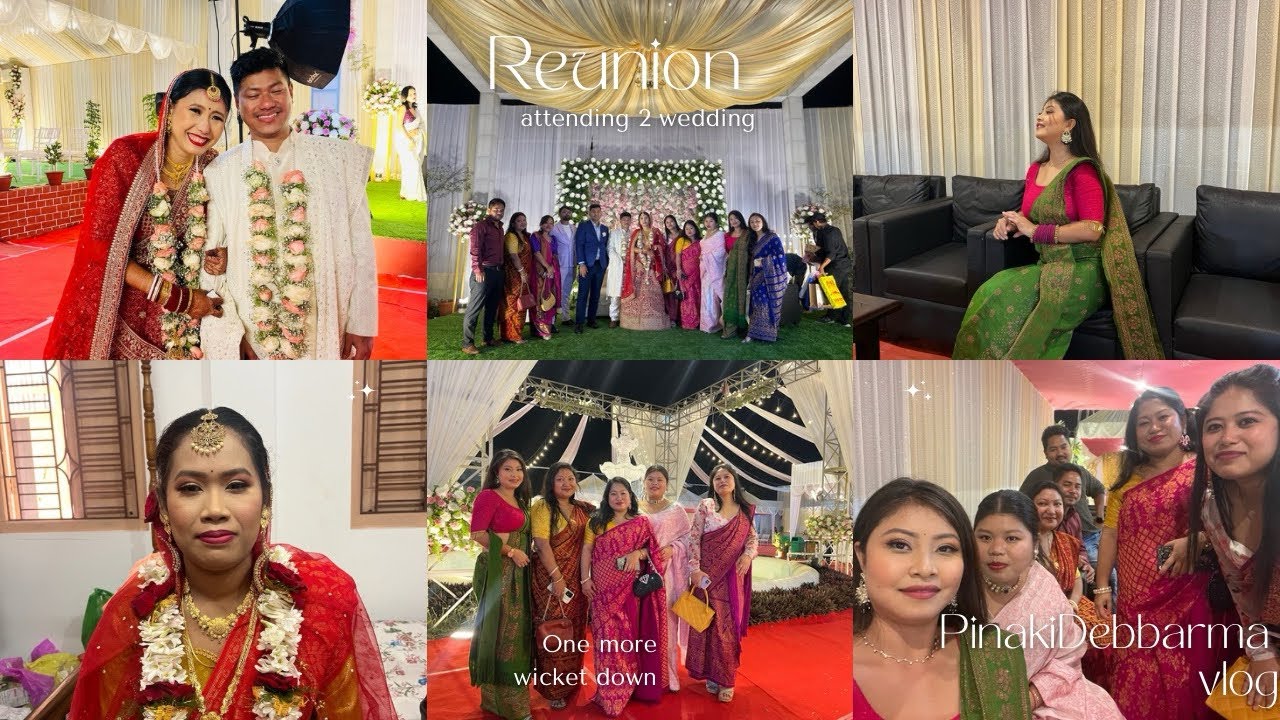 Makeup day || Childhood friend wedding || Reunions || Pinaki Debbarma ...