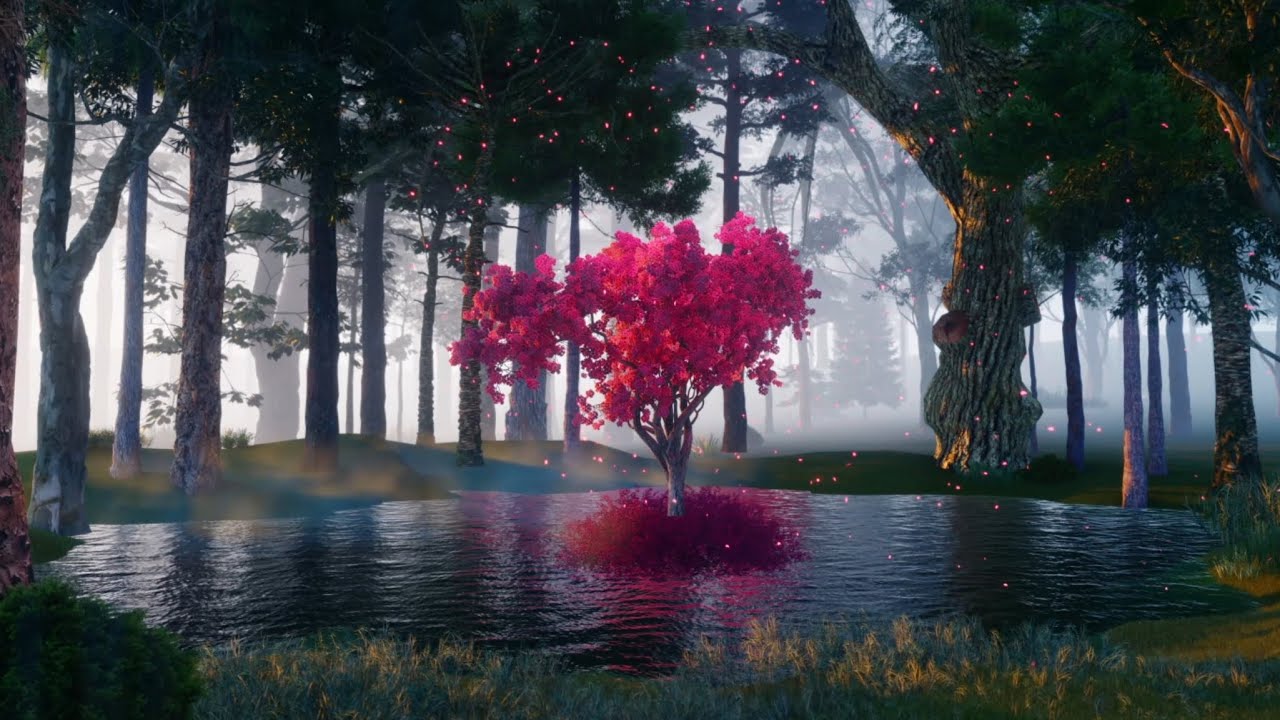 Beautiful Relaxing Instrumental Music With 4K Motion Graphic Nature ...