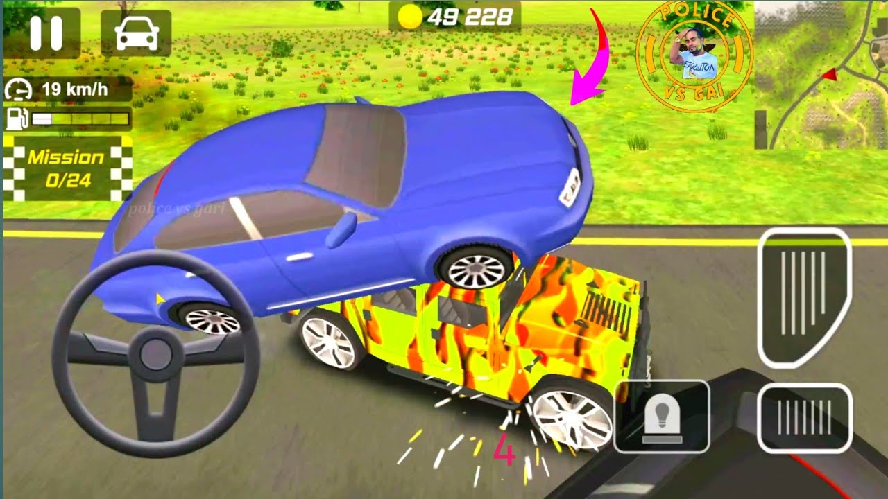 police vs gari game #1704 police Drift Gari Driving Android Gameplay ...