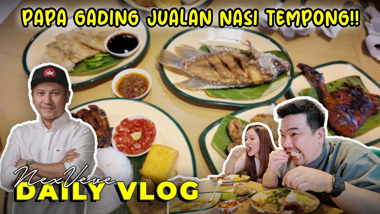 NYOBAIN NASI TEMPONG BIKINAN GADING MARTEN!! - YouTube