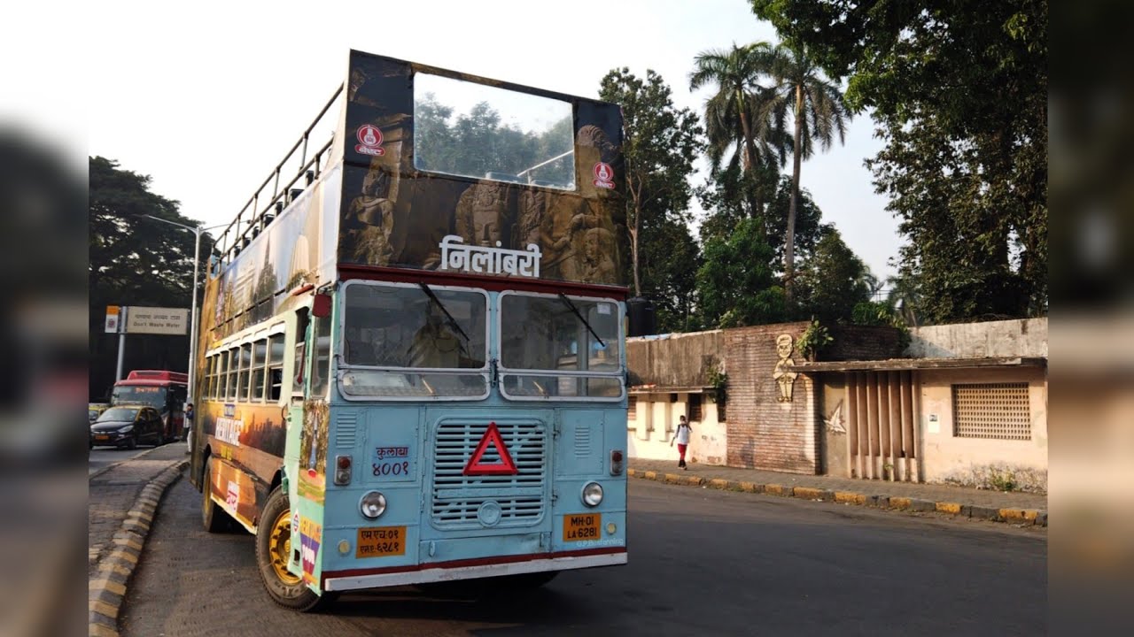 निलांबरी . Coverage Onboard the Open Deck Bus of BEST on a Heritage ...