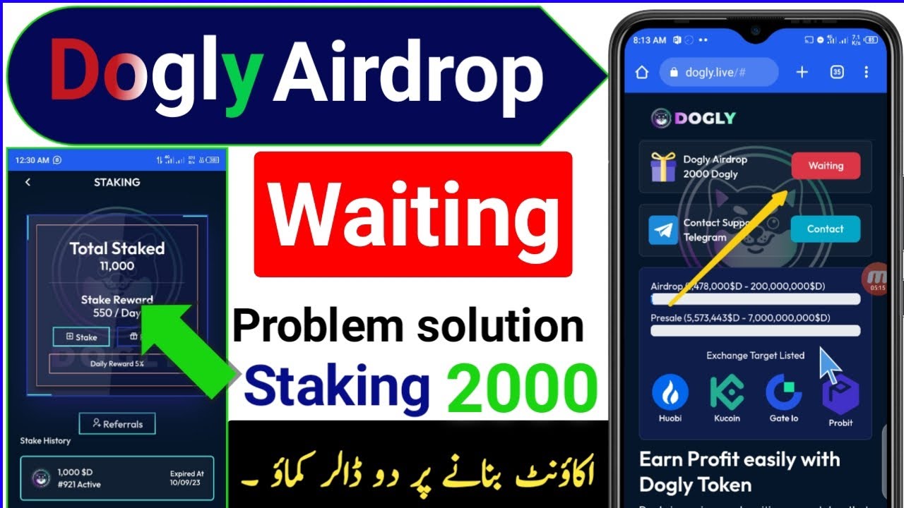 Dogly Airdrop Waiting Problem Solution||Dogly Airdrop Waiting||Dogly ...