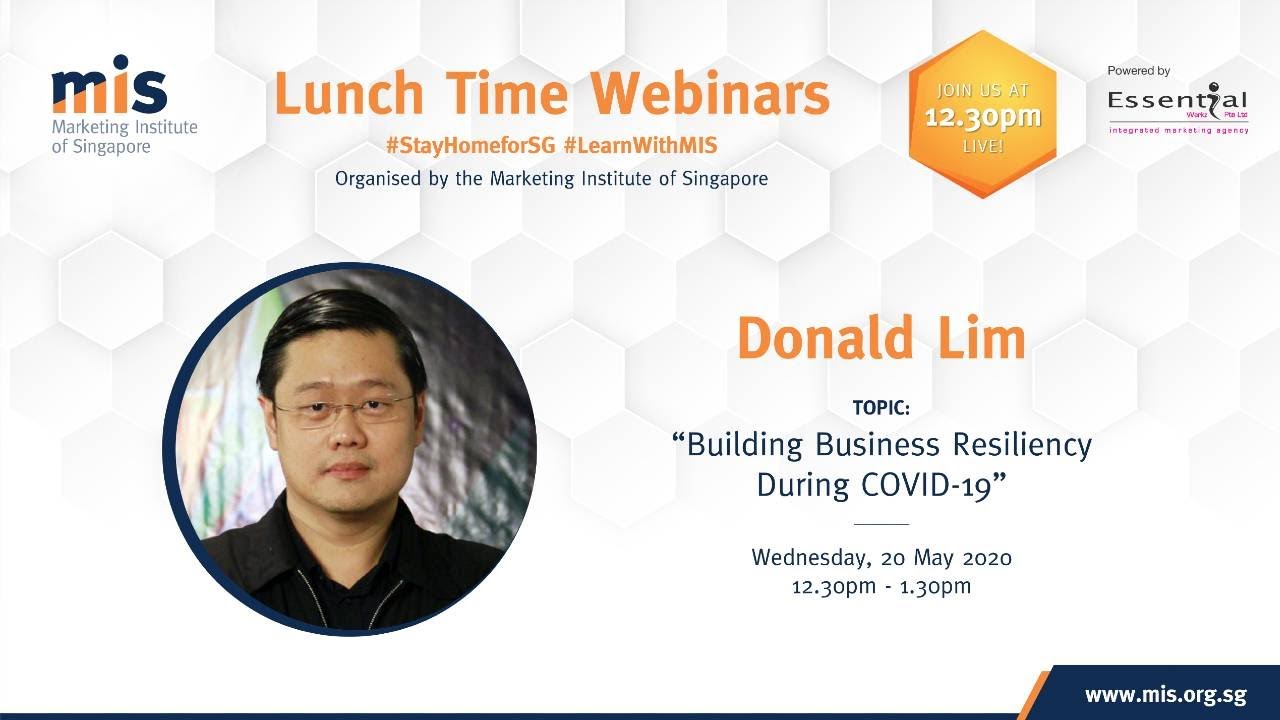 MIS LunchTime Webinar 2020: Day 21 With Dr Donald Lim - YouTube