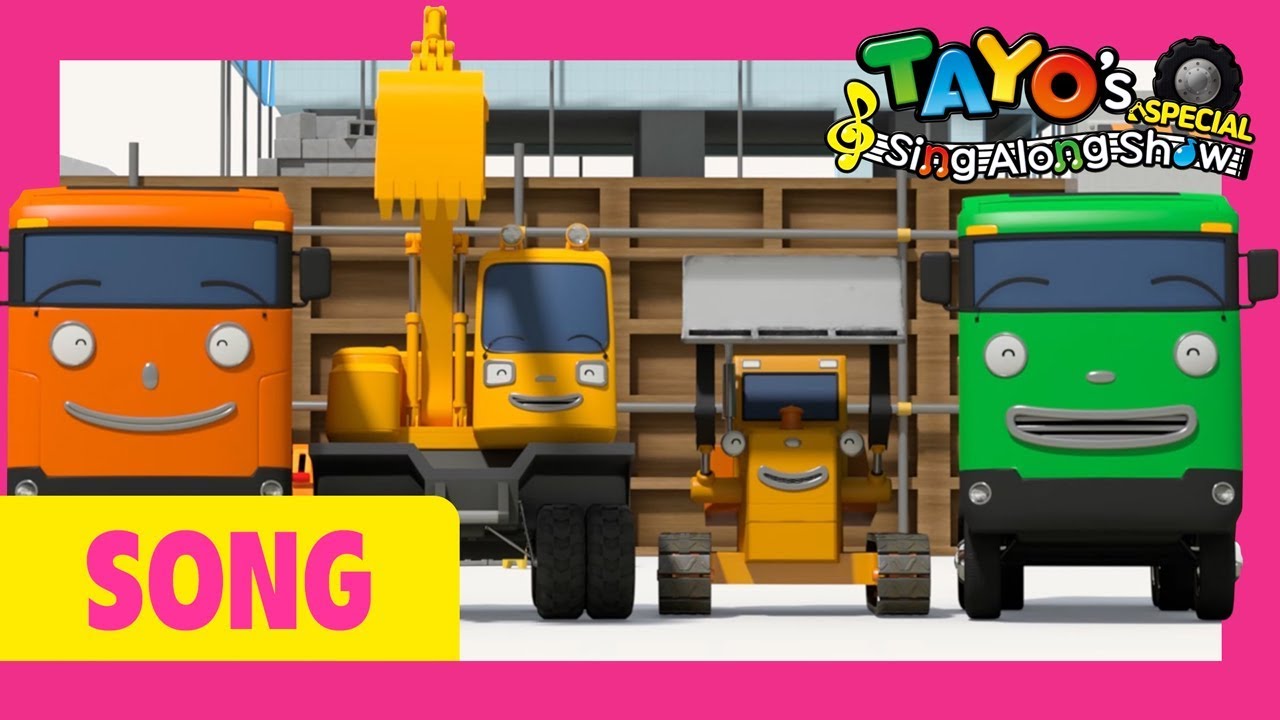 Tayo Strong Heavy Vehicles Song l Hello Song l Tayo Sing Along Special ...