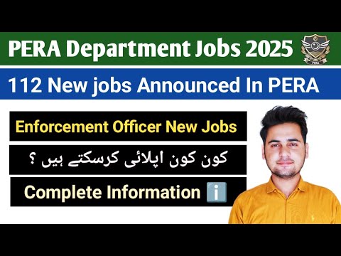 New 112 Enforcement Officer Jobs Announced | PERA Department Jobs 2025 ...